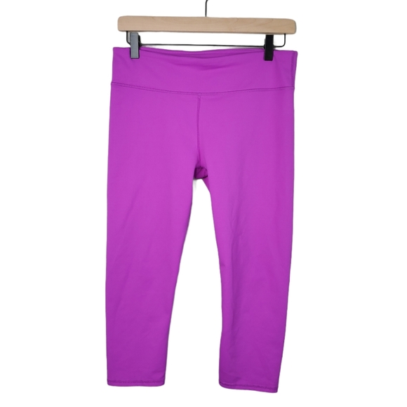 Fabletics | Pants & Jumpsuits | Fabletics Purple Capri Crop Workout ...
